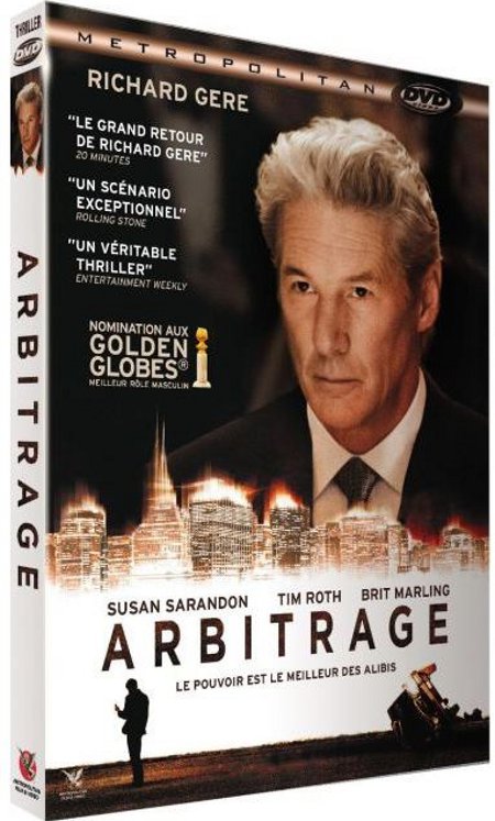 Arbitrage - le thriller financier avec Richard Gere, critique et test DVD